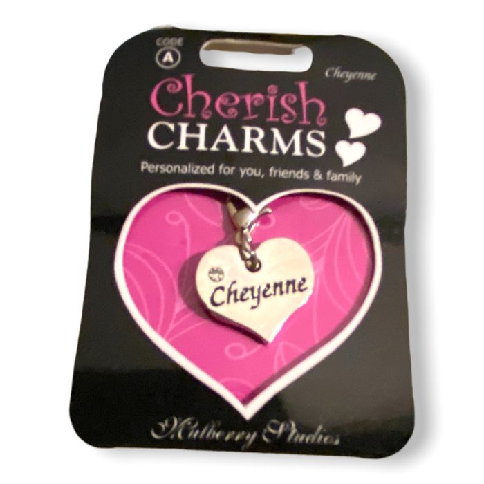 Other Cherish Charms CHEYENNE Name Bracelet Charm NEW Silvertone | Grailed