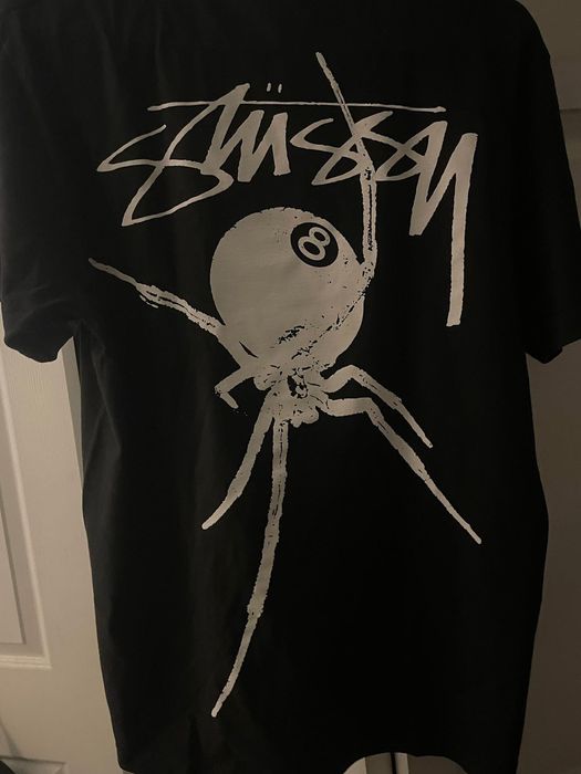 Vintage Stussy Arachnid Spider 8-ball Tee | Grailed