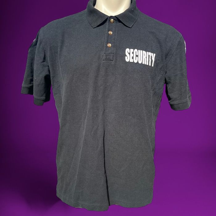 Generic Private Security Polo shirt Resolute Security Group Patch | Grailed