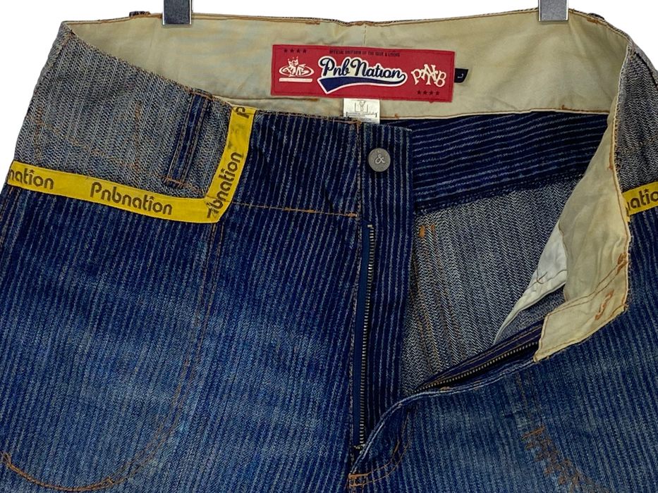 Distressed Denim PNB Nation Pants Hip Hop Baggy Skateboards Jeans | Grailed