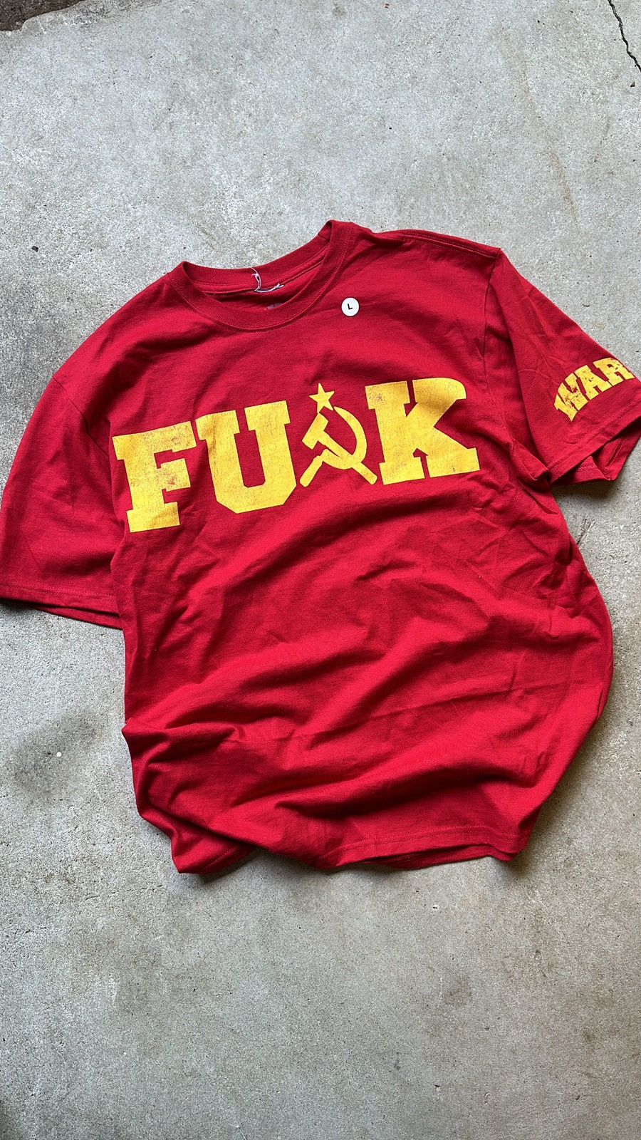 Streetwear Seventy four is war red tee | Grailed