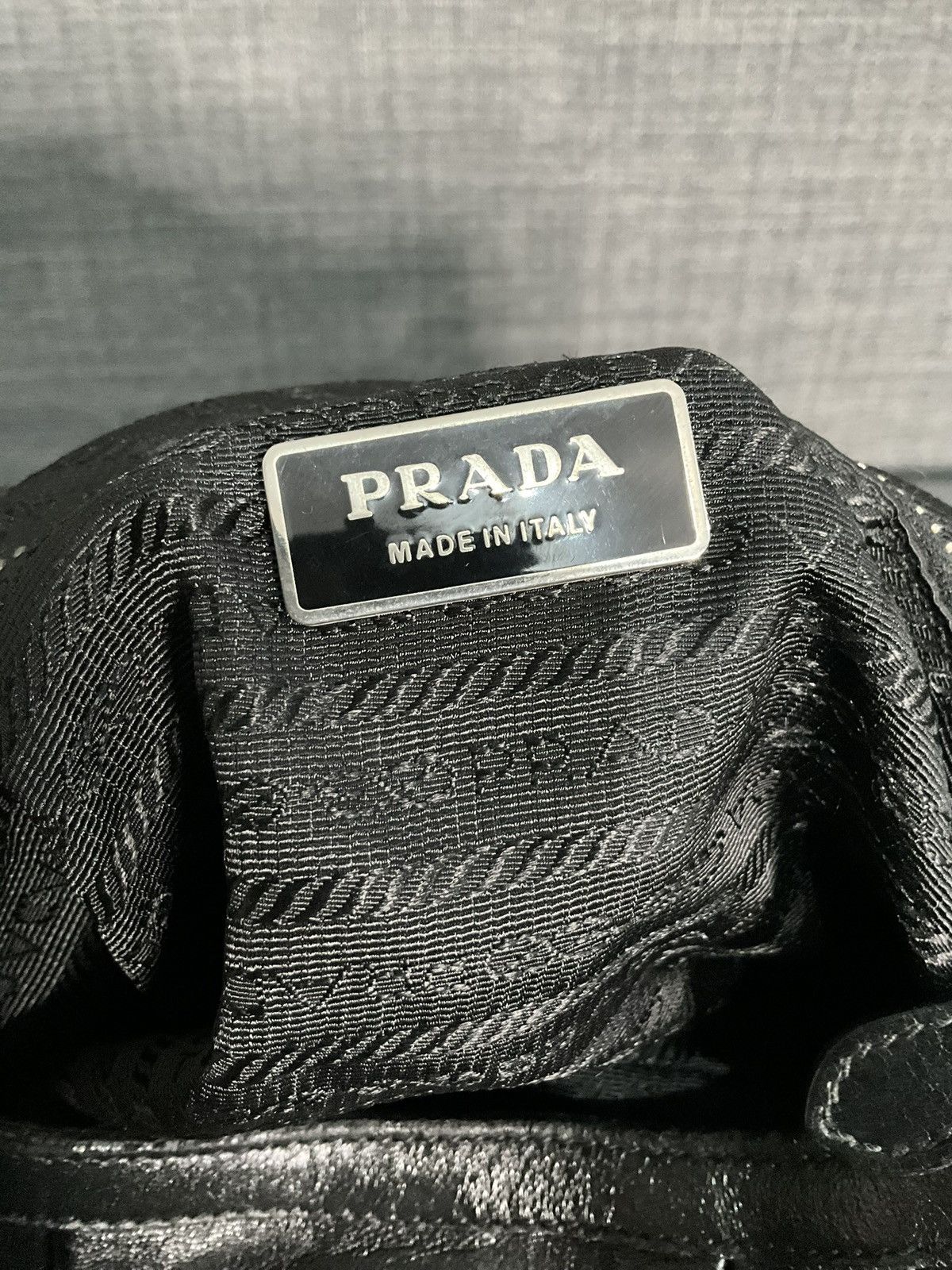 Prada Prada Sound Lock Soft Calf Leather Shoulder Bag | Grailed