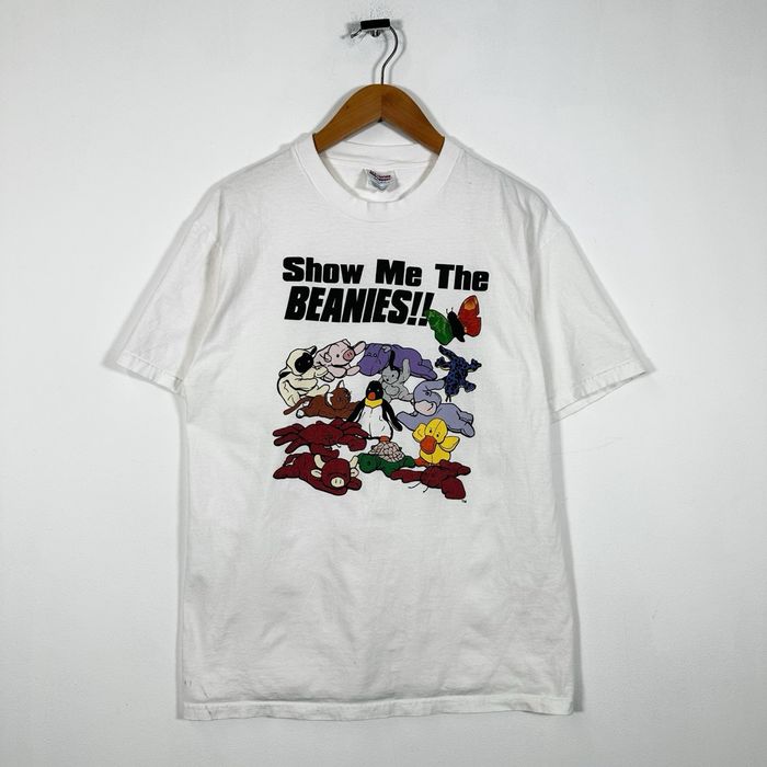 Streetwear Vintage 90s Beanie Babies Big Print Show Me the Beanies ...