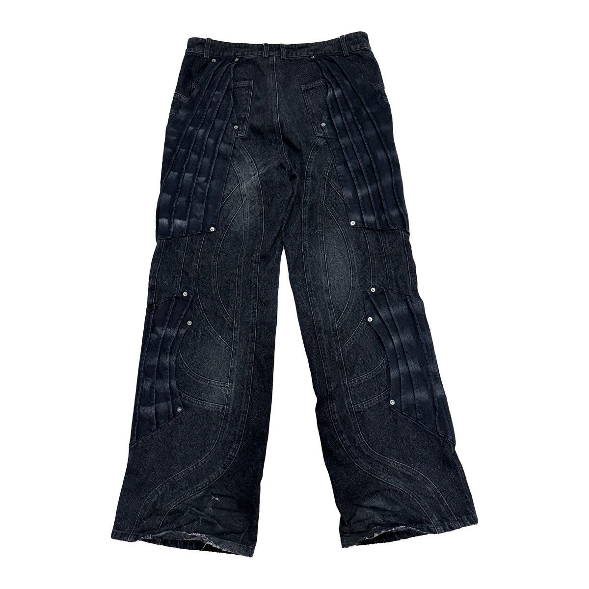 Bad Son Badson ‘Circuit’ layered denim pants | Grailed