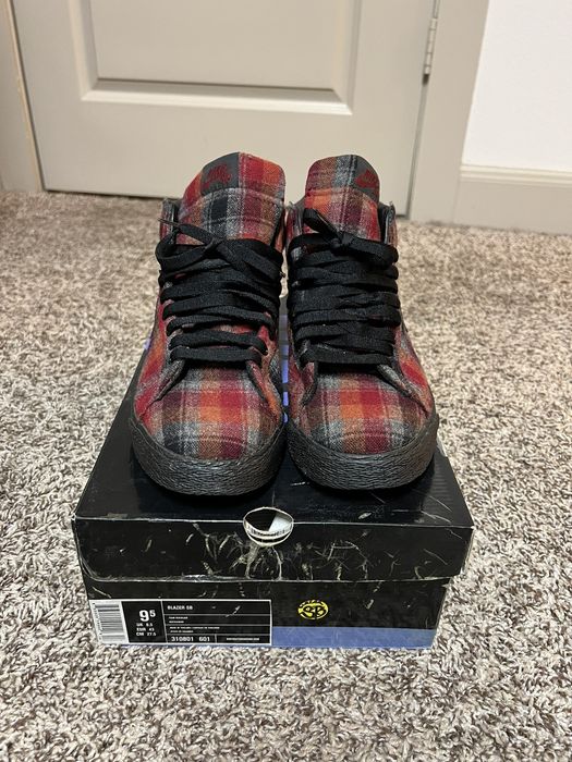 Nike Todd Jordan Plaid Blazer | Grailed