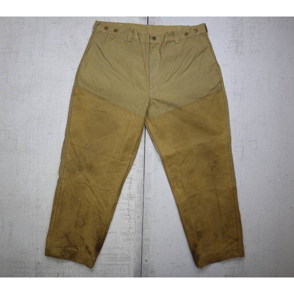 Filson Vintage C.C Filson Pants Double Knee Tin Cloth Waxed Work | Grailed