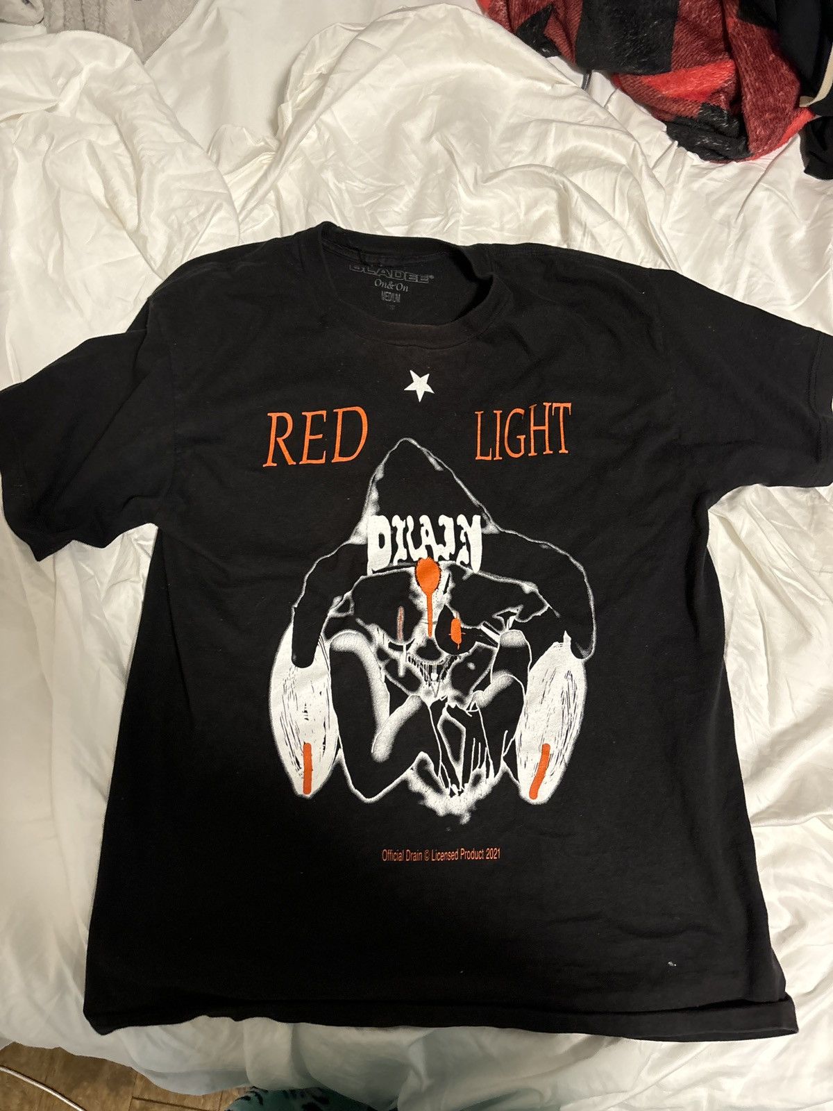 Drain Gang × Sad Boys × Yung Lean Bladee For Drain Gang Red Light Logo ...