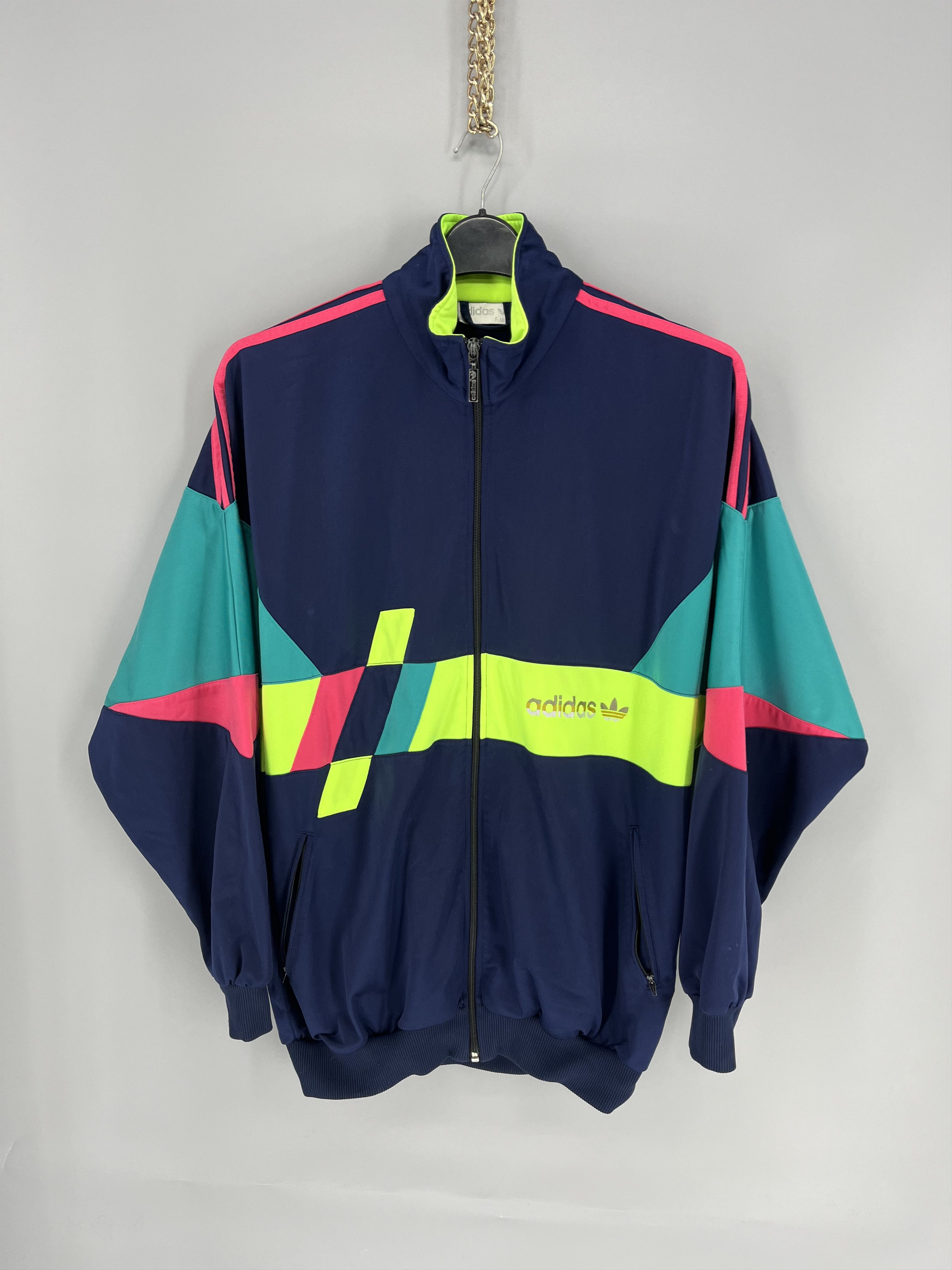 Adidas × Streetwear × Vintage Vintage 90s Adidas Multicolor Track Top ...