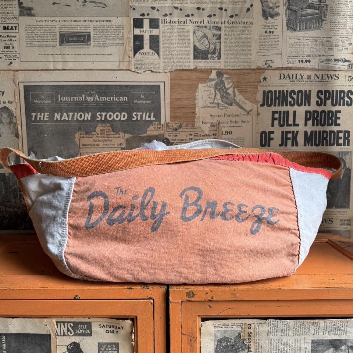 Kapital TRUE Vintage 1960s “The Daily Breeze” Newspaper Bag | Grailed