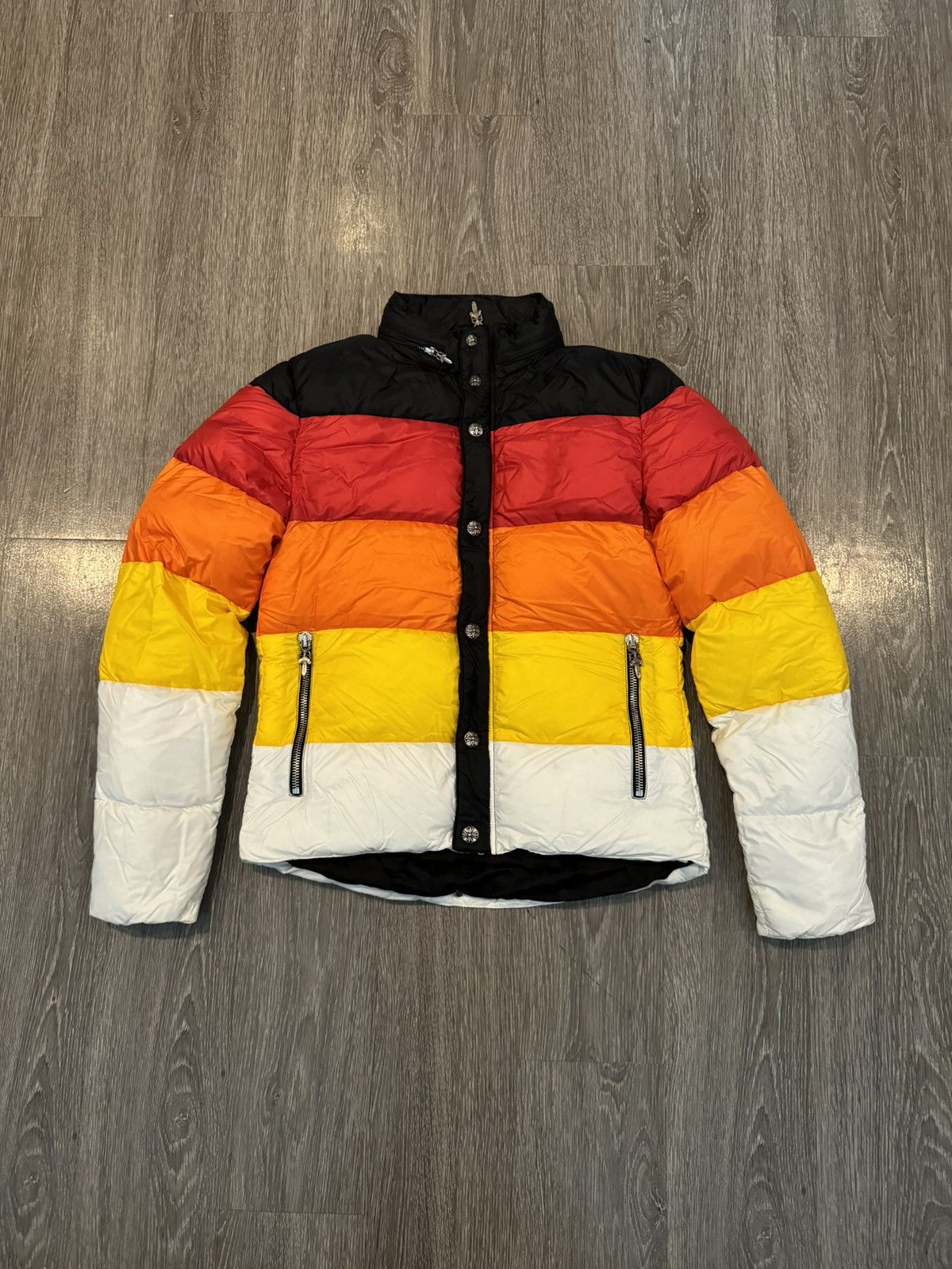 Chrome Hearts Chrome Hearts Candy Corn Puffer Jacket | Grailed