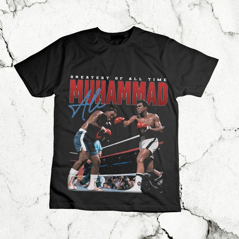 Vintage Muhammad Ali Greatest of All Time Graphic Vintage T-Shirt | Grailed