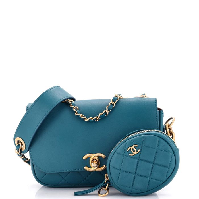 Chanel Multi Pouching Flap Bag with Coin Purse Quilted Calfskin | Grailed
