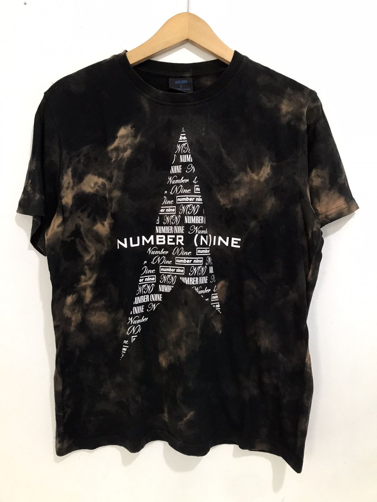 Vintage MARLBORO X NUMBER NINE BLEACH TEES | Grailed