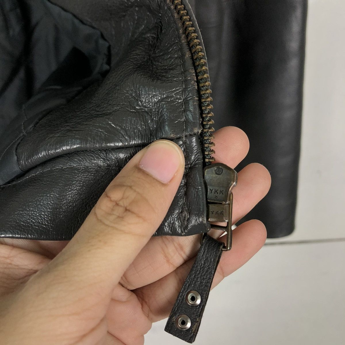 Japanese Brand × Leather Jacket 🔥90’s Vintage Soft Leather Biker Jacket ...