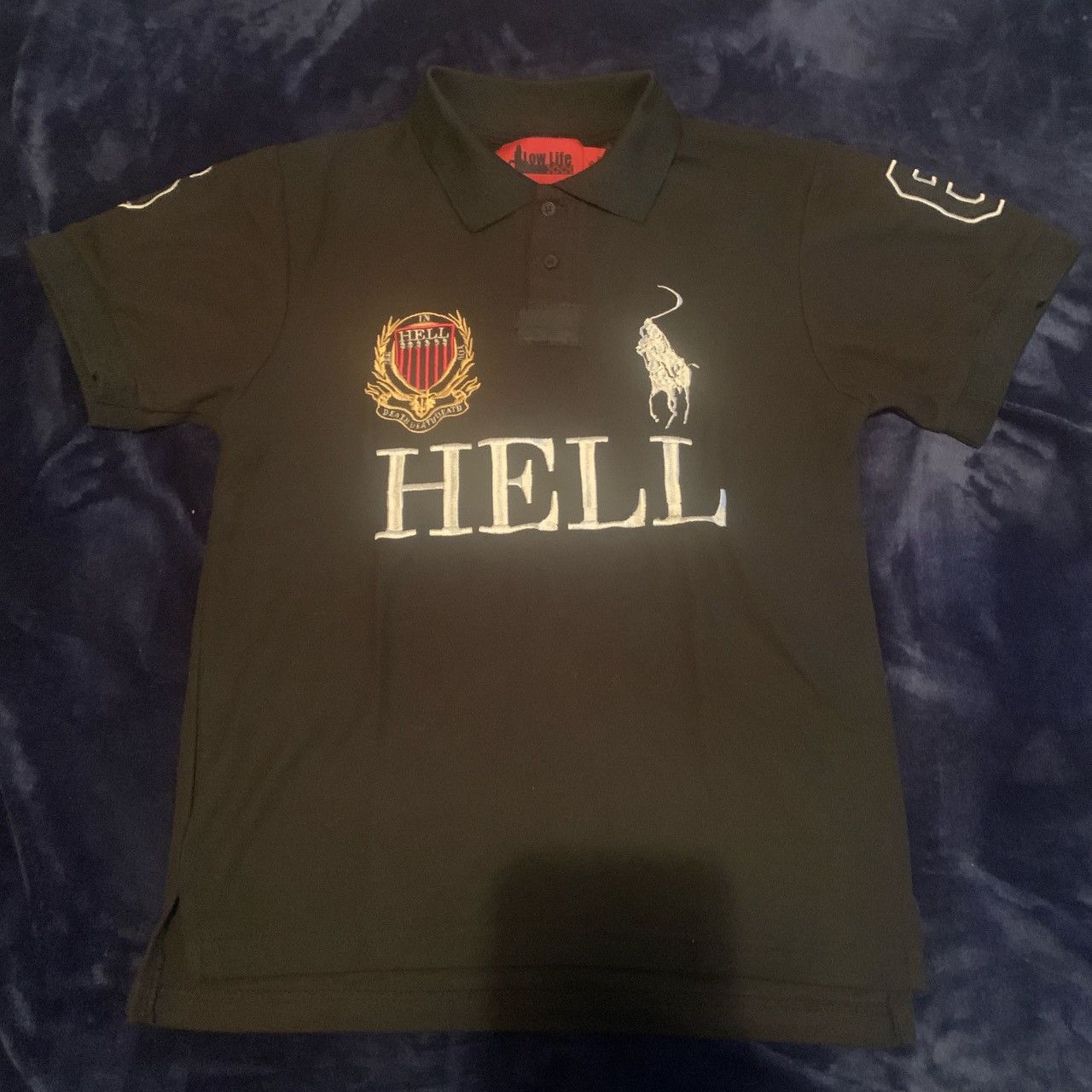 Polo Ralph Lauren × Rare × Streetwear Lowlife Hell Polo Satanic Demon ...