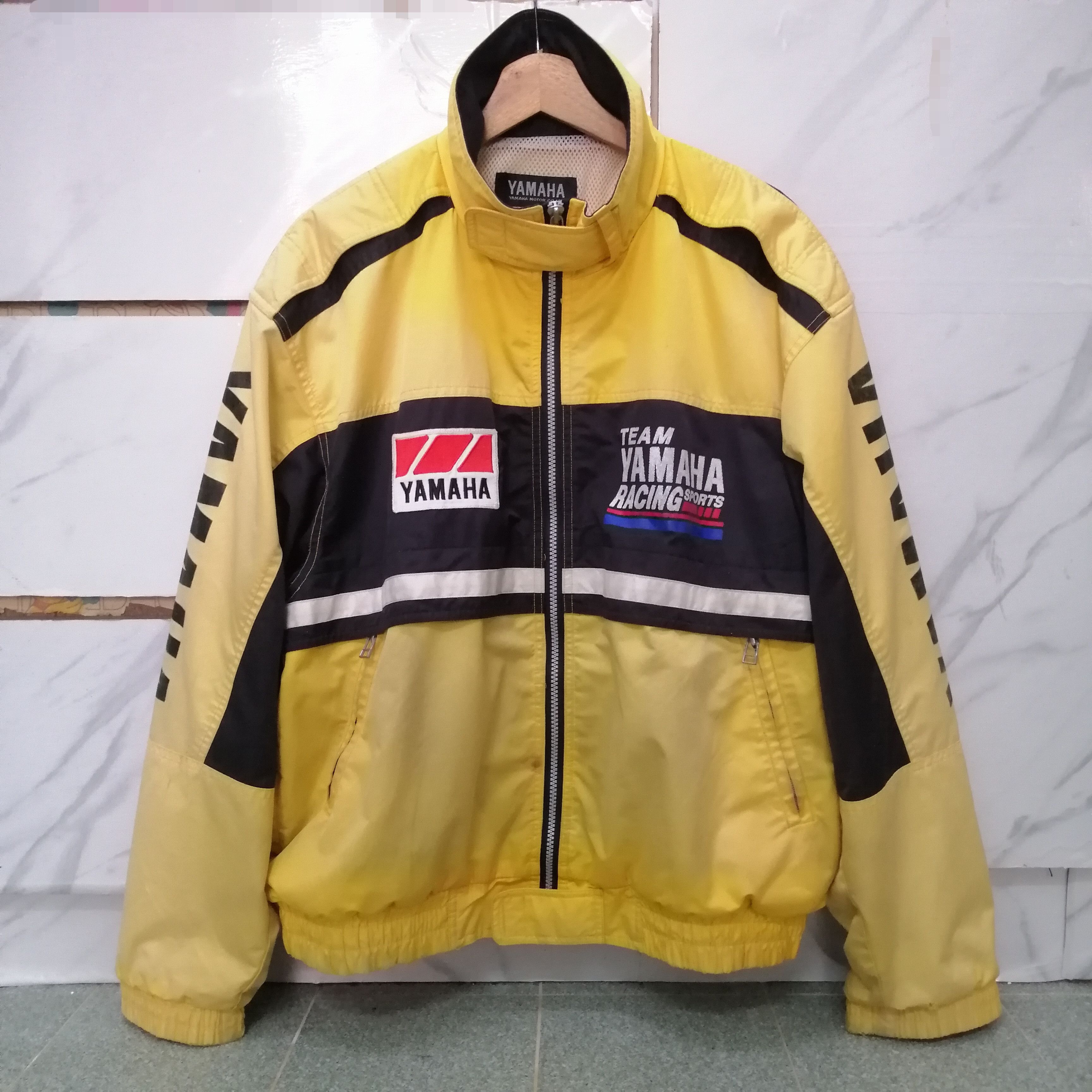 Yamaha Vintage Team YAMAHA Racing Jacket With Sun Faded Effect | Grailed