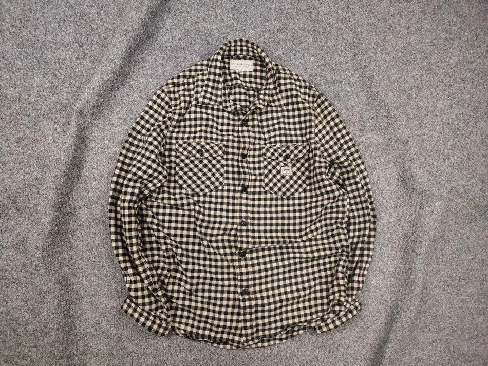 Polo Ralph Lauren Vintage Polo Ralph Lauren RRL check button flannel ...
