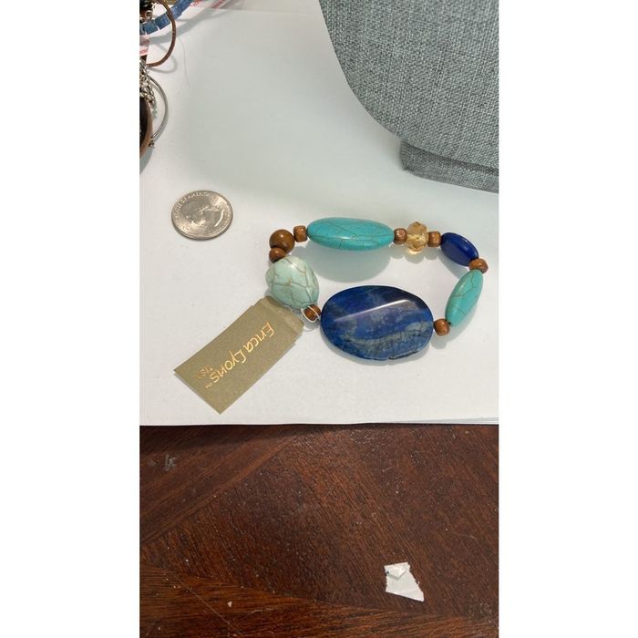 Generic Erica Lyons blue howlite bracelet | Grailed