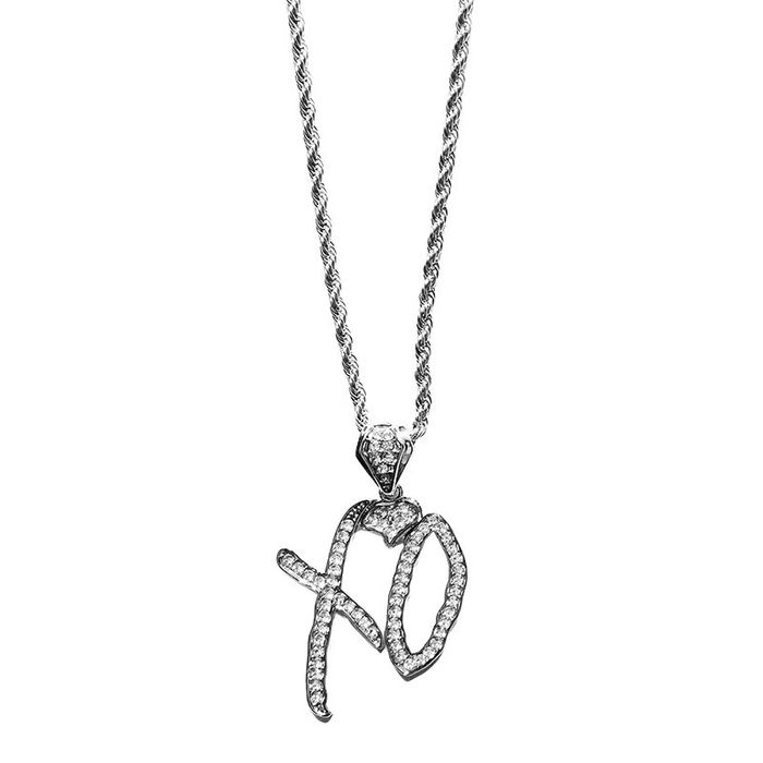 Chain The Weeknd XO Necklace & Chain Set Silver | Grailed