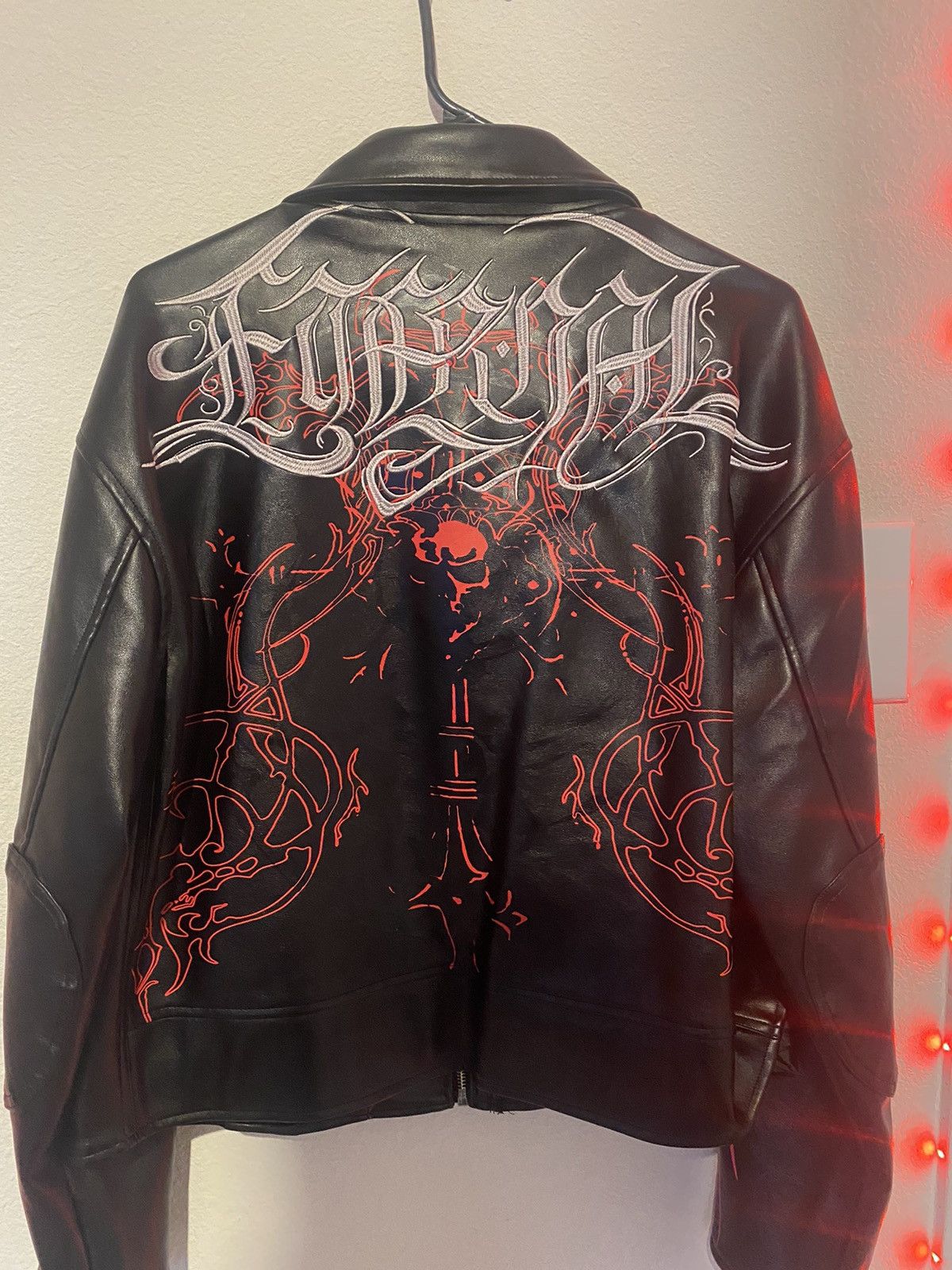 Designer × Eternal × Streetwear ETERNAL ARTWEAR LEATHER JACKET | Grailed