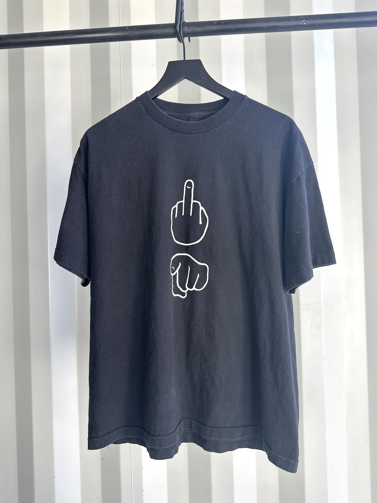 Vintage Fuck You Hand Sign Tee | Grailed Vintage Fuck You Hand Sign Tee | Grailed