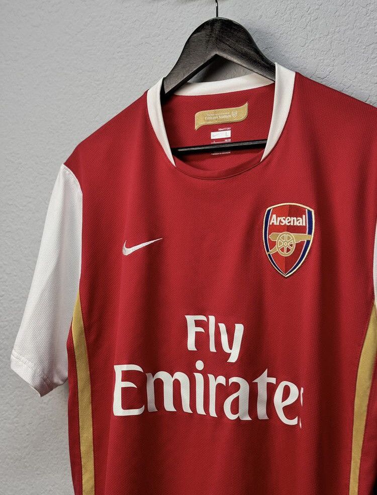 Nike × Soccer Jersey × Vintage Vintage Arsenal 2007-08 Home Jersey ...