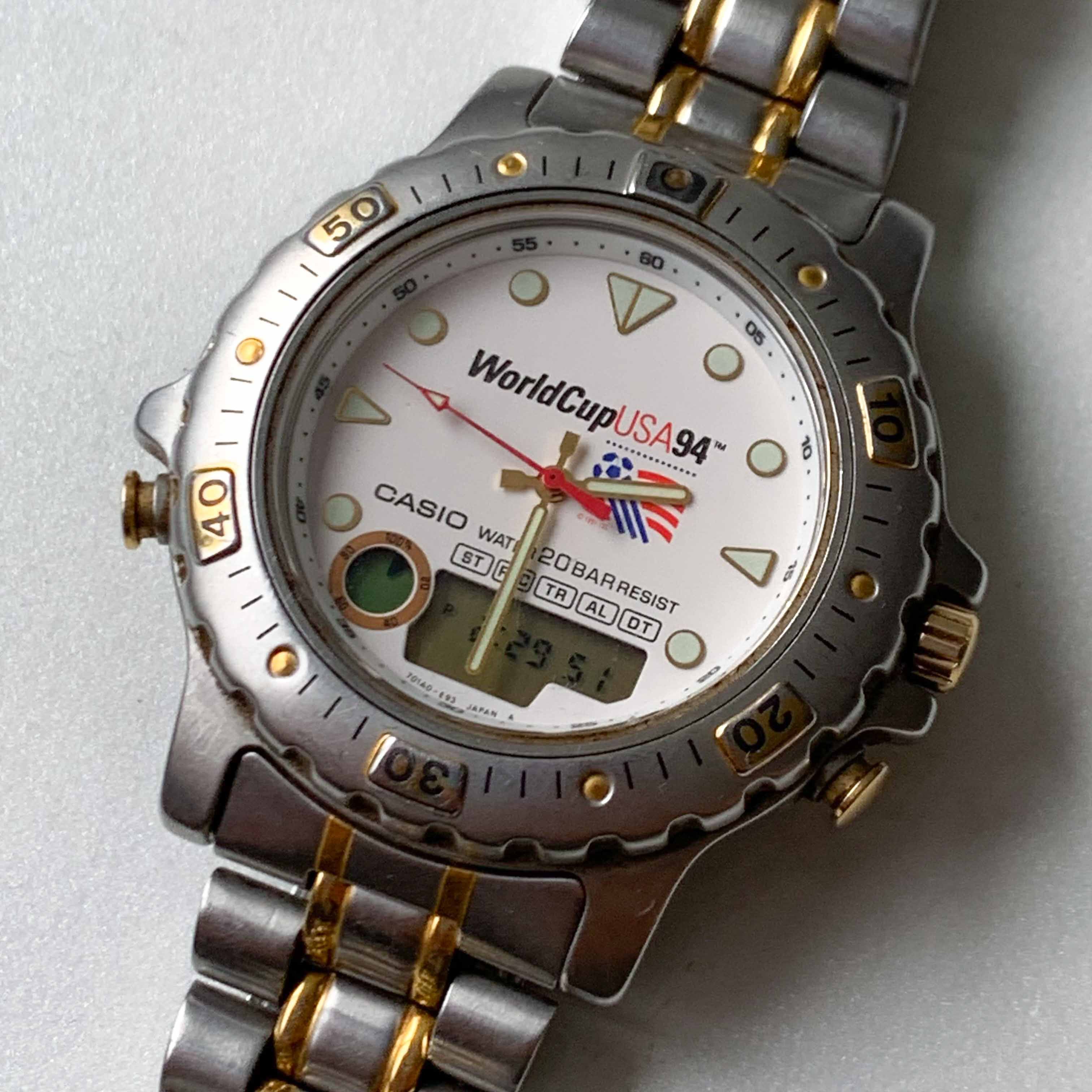 Casio × Vintage Vintage Casio 94’s World Cup Watch | Grailed