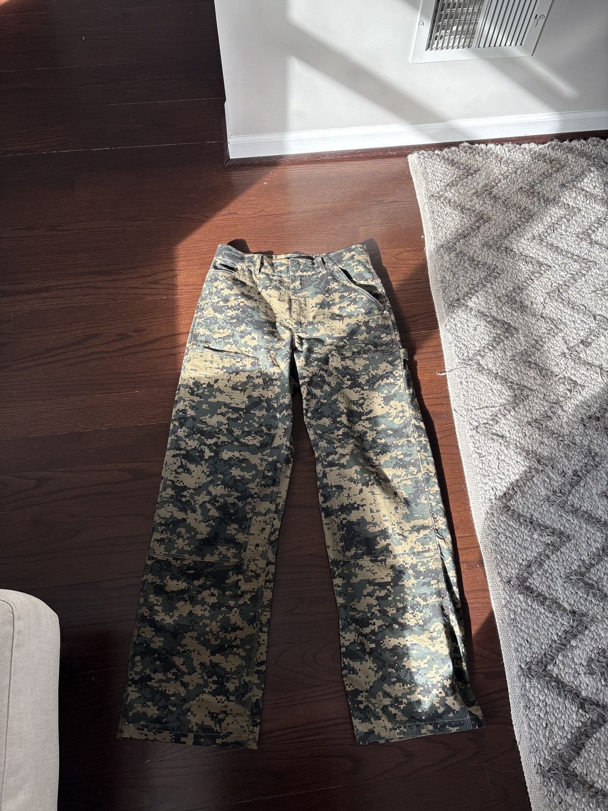 HMDD Hmdd digital camo double knee pants | Grailed