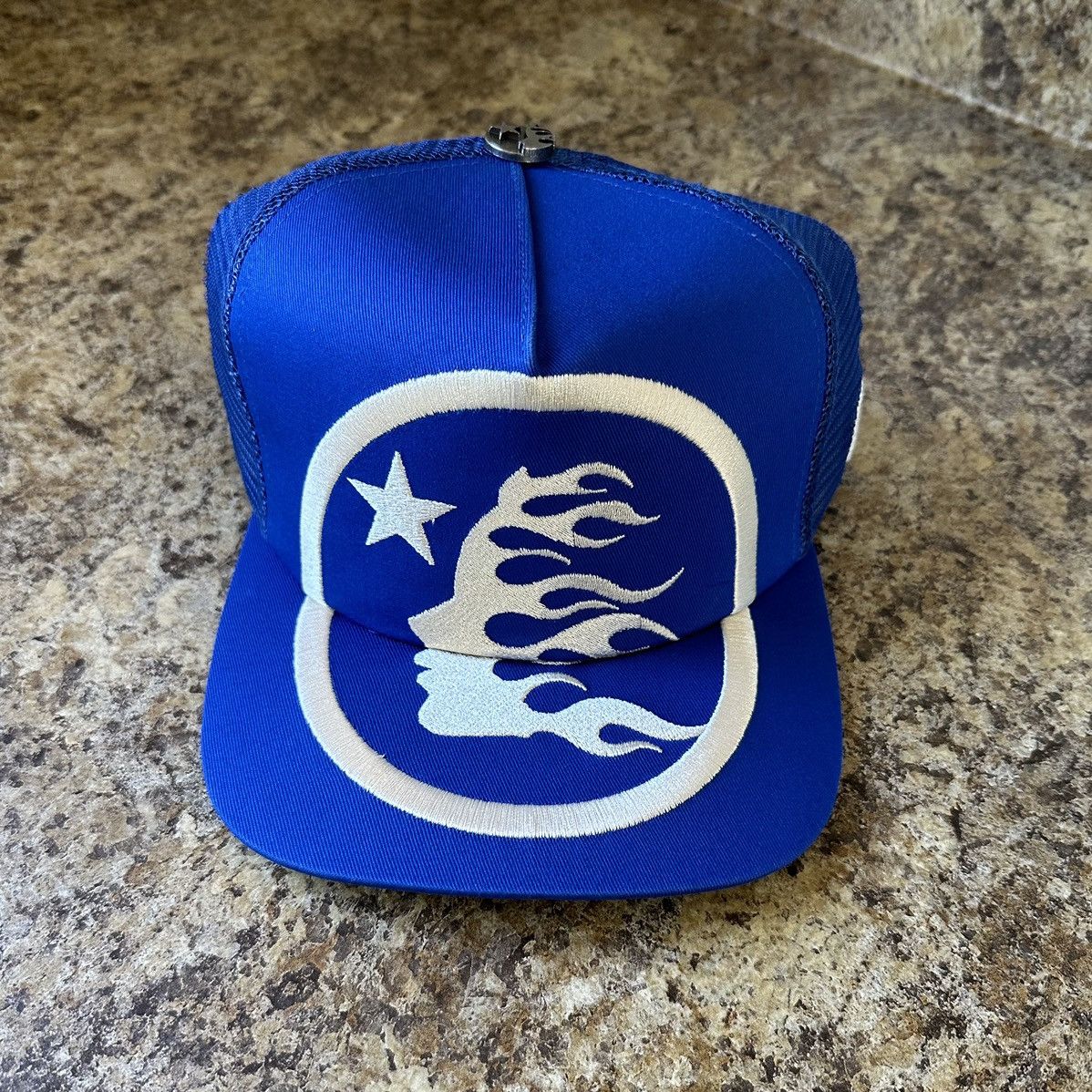 HELLSTAR Hellstar Blue Trucker Hat | Grailed