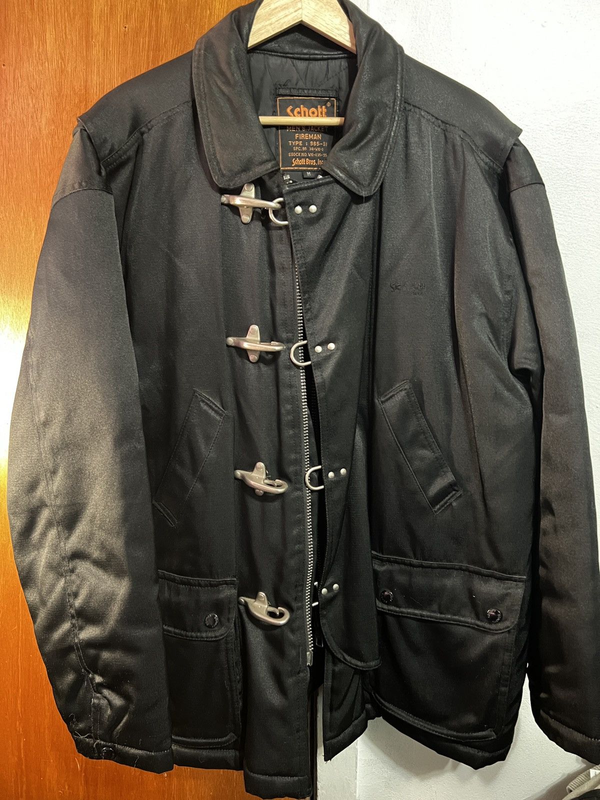 Schott SCHOTT VINTAGE FIREMAN JACKET | Grailed