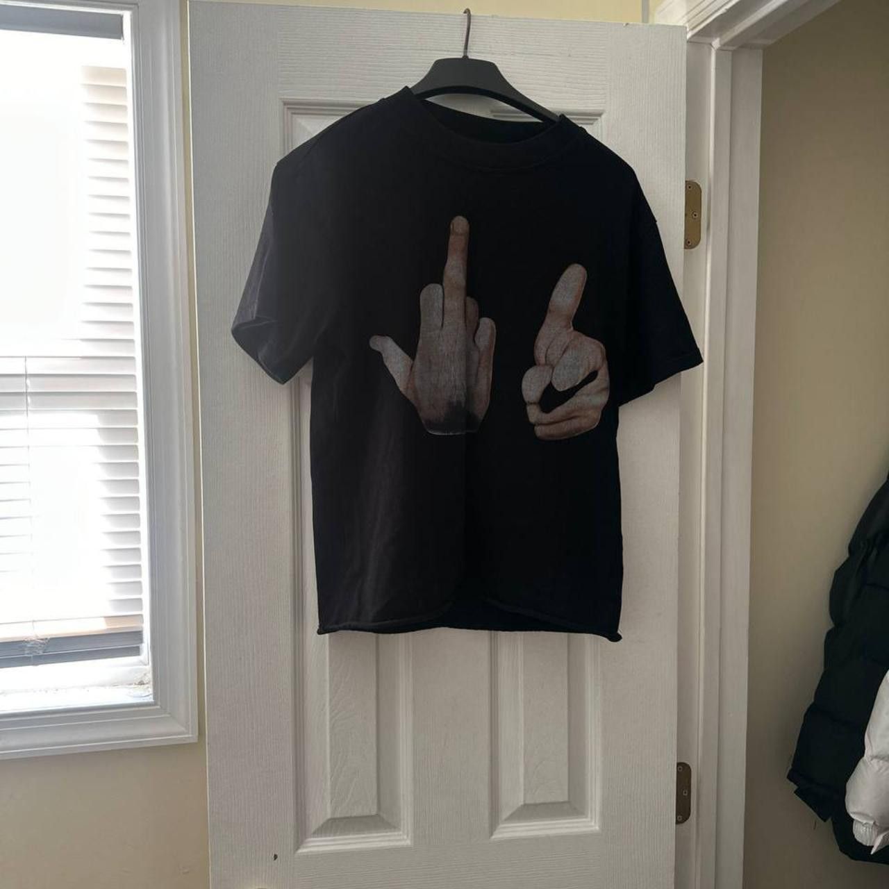 Brand weheartza middle finger tee | Grailed