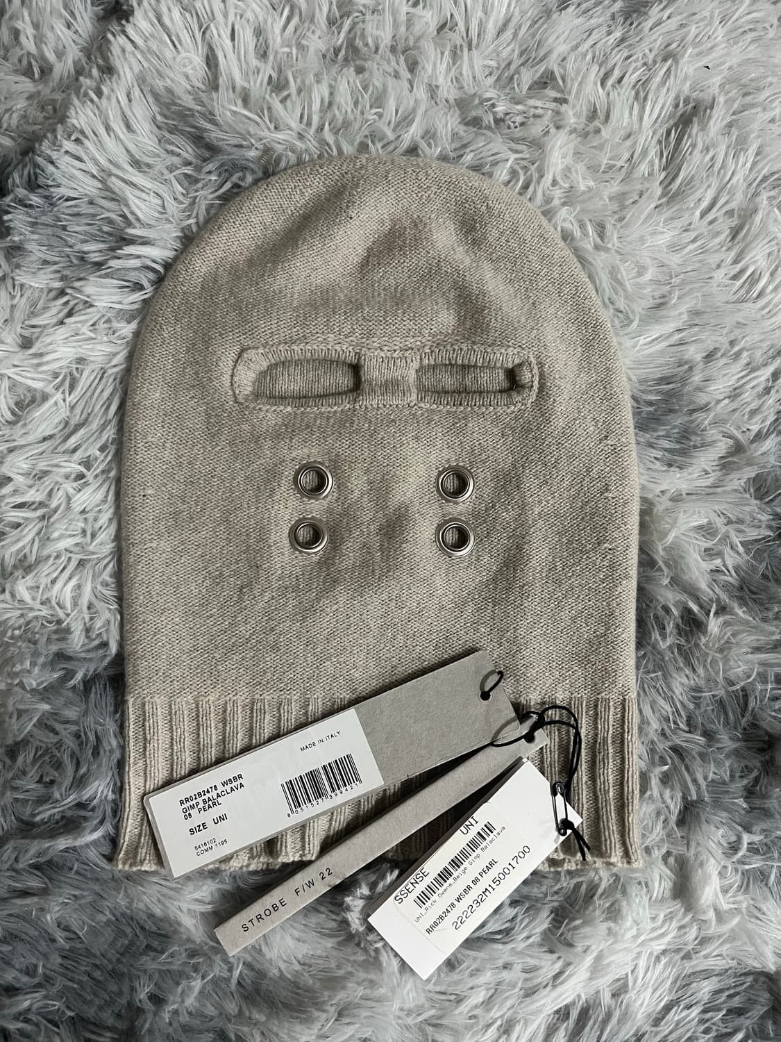 Rick Owens Rick Owens Gimp Mask Balaclava Hat | Grailed