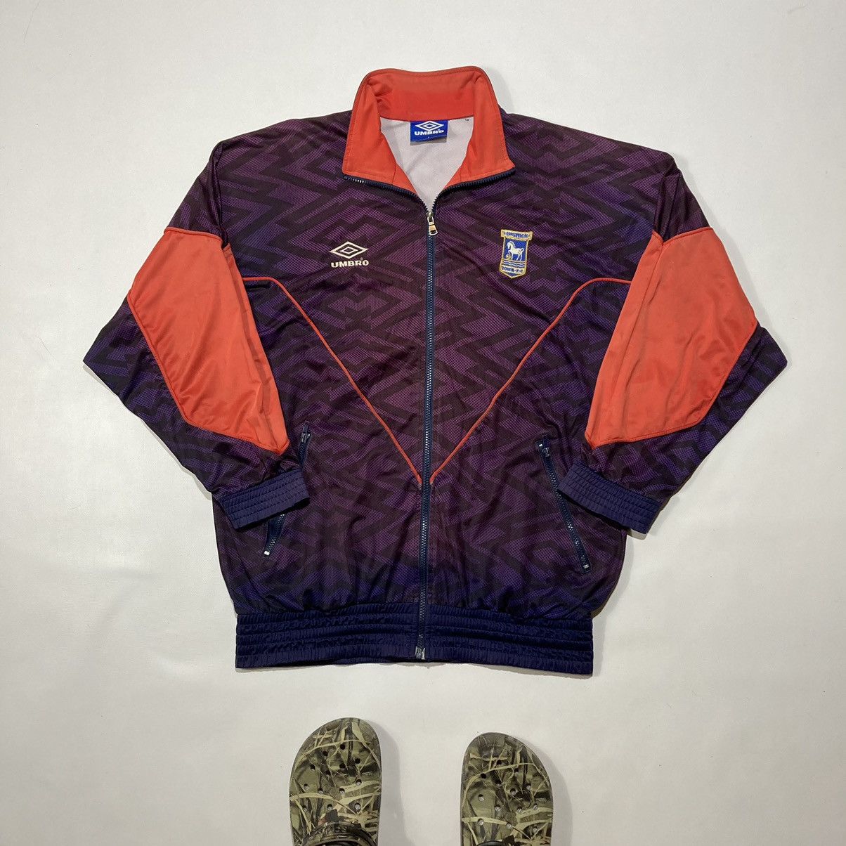 Very Rare UMBRO 90s IPSWICH TOWN JACKET | Grailed