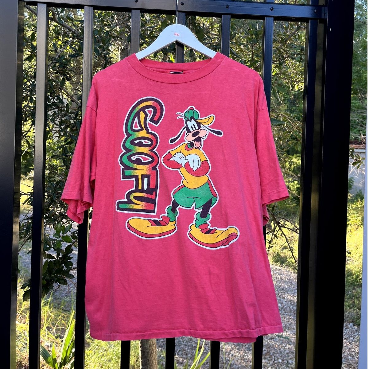Disney Vintage 90s Disney Goofy Rasta Jamaica T-Shirt Double Sided ...
