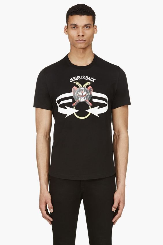 Givenchy Black Jesus is Back T-Shirt | Grailed
