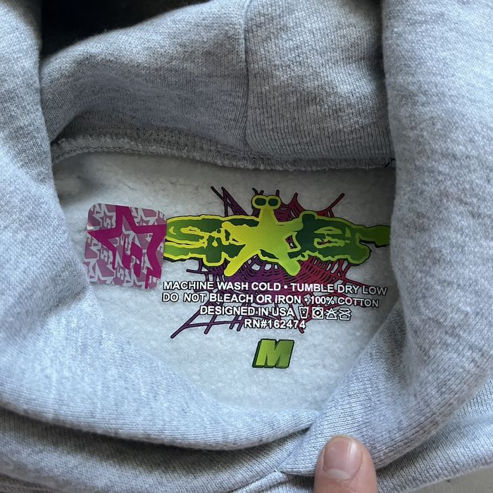 Young Thug Sp5der Spider Worldwide Beluga Hoodie Grey | Grailed