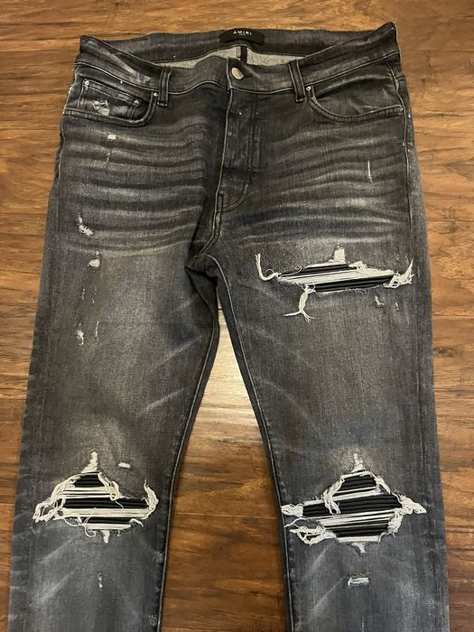 Amiri Amiri Mx1 Grey with Black Patches | Grailed