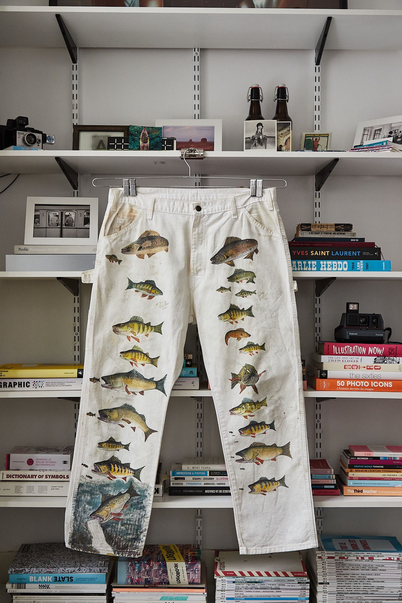 Dickies Dickies Fish Art Cargo Pants White. Size 38x30 | Grailed