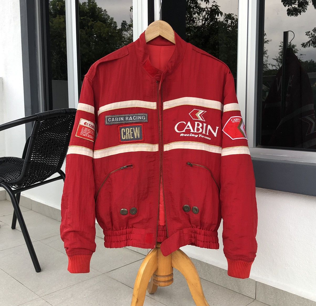 Bomber Jacket × Sports Specialties × Vintage Vintage Cabin Racing ...