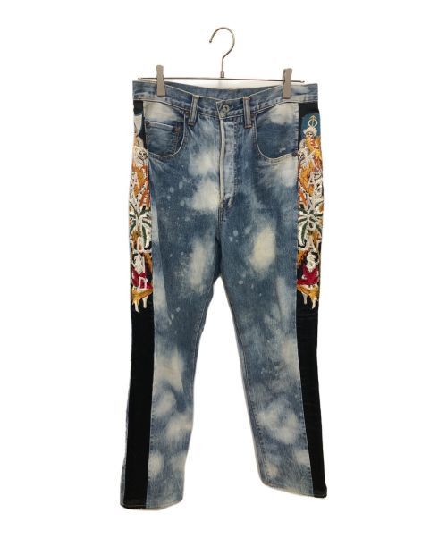 Doublet DOUBLET CUSTOMIZED DENIM PANTS Indigo M | Grailed