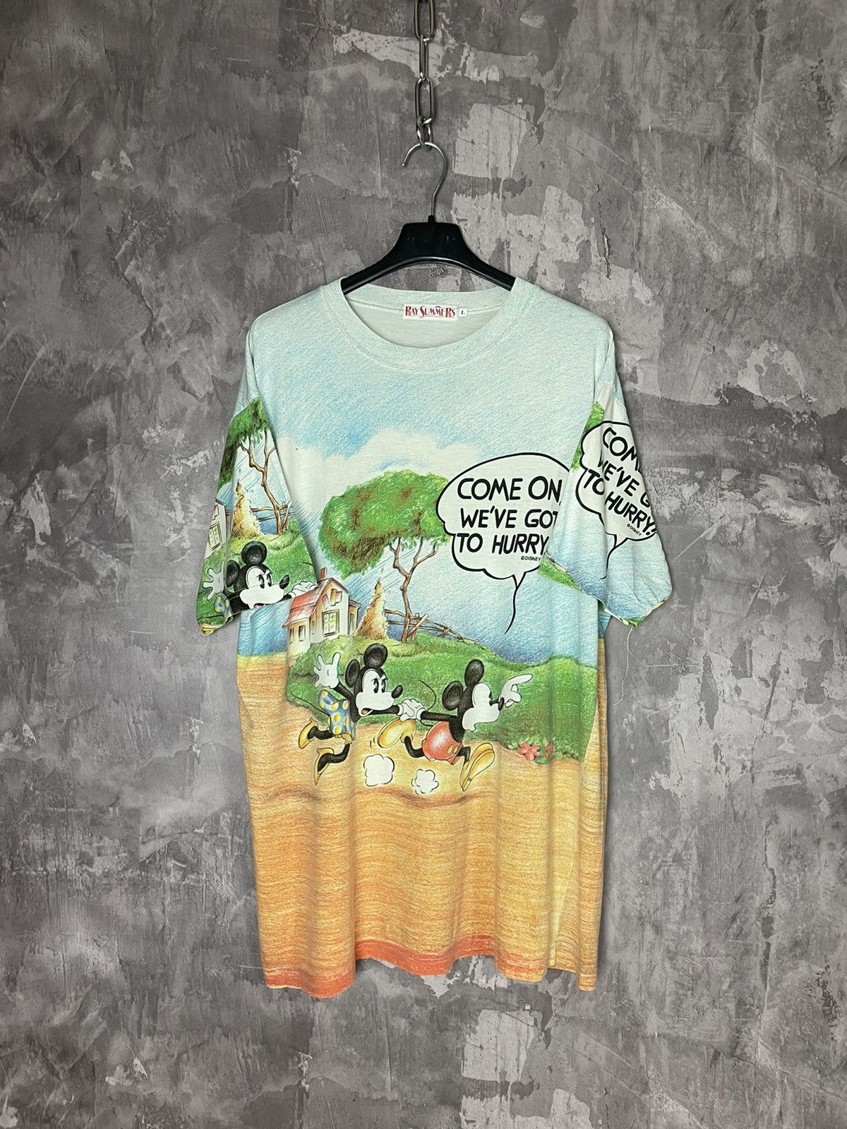 Disney × Print All Over Me × Vintage Vintage 90s Mickey Mouse Full ...