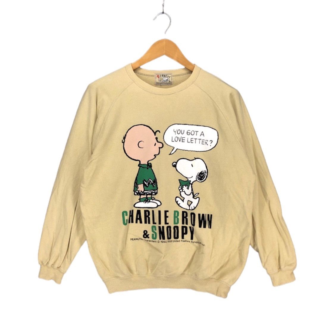 Cartoon Network × Peanuts CHARLIE BROWN n SNOOPY Crew Neck Sweatshirt ...