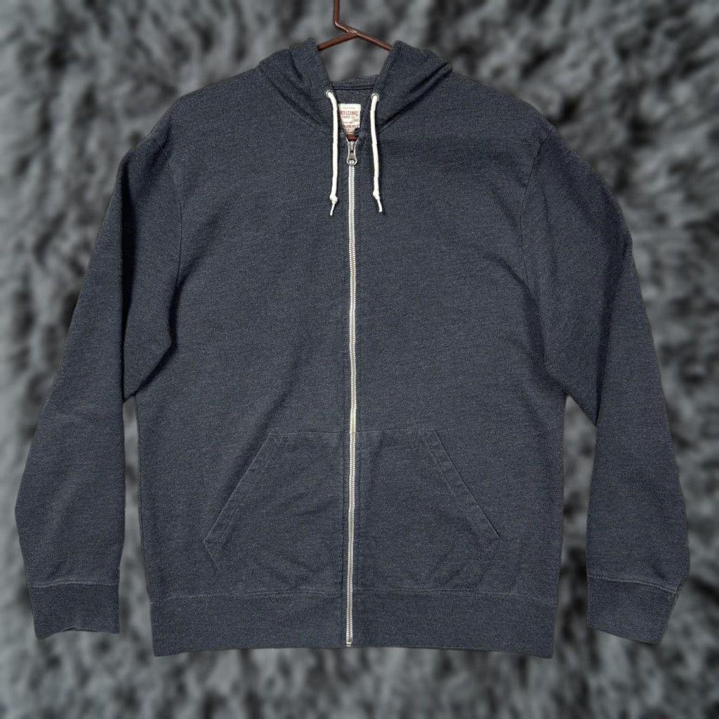 Mossimo Mossimo Supply Co Hoodie Large Gray Full Zip Sweatshirt ...