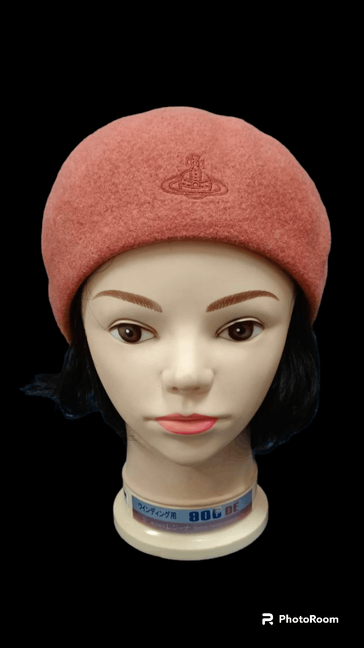 Vivienne Westwood VIVIENNE WESTWOOD WOOL BERET HAT ORB LOGO | Grailed