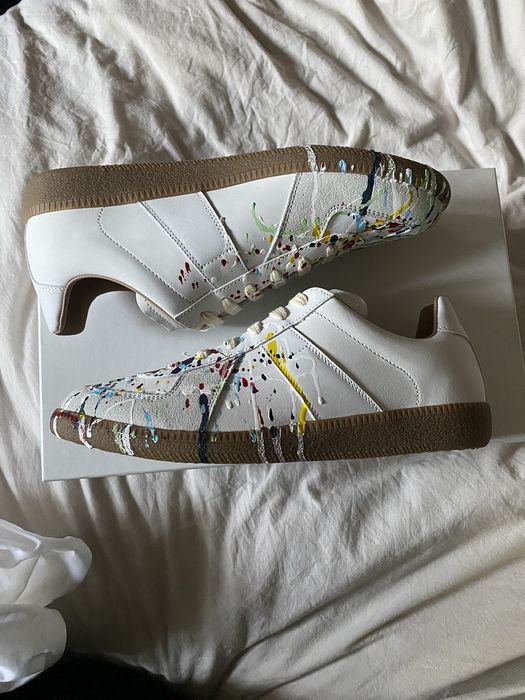 Maison Margiela Maison Margiela Replica Gats paint splatter | Grailed
