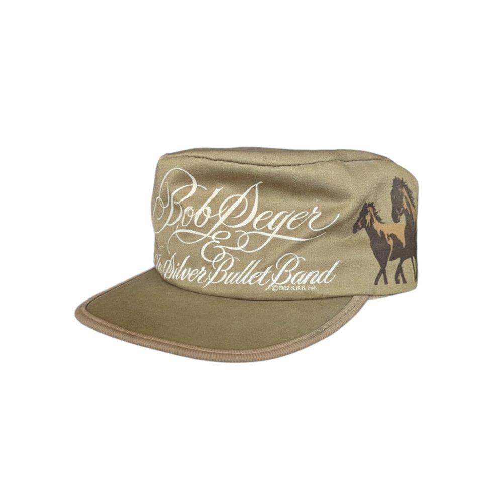 Vintage Vintage Bob Seger Silver Bullet Band Hat 80s Horse Western ...