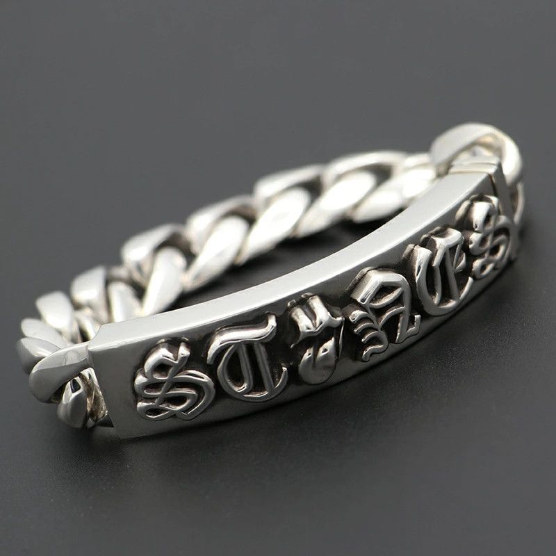 Chrome Hearts Chrome Hearts Lips & Tongue ID Bracelet | Grailed