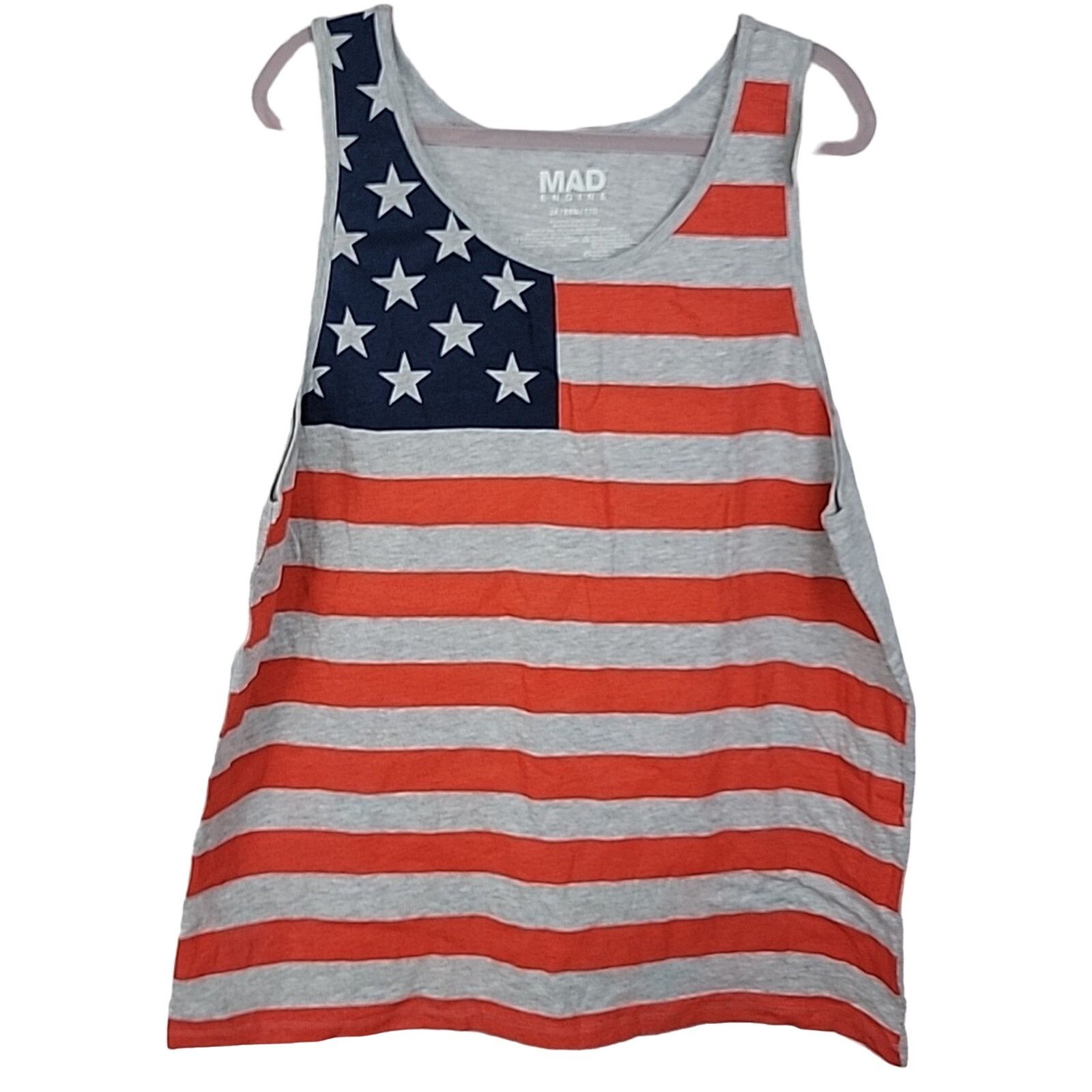 Mad Engine American Flag Muscle Tank Top Size 2X | Grailed