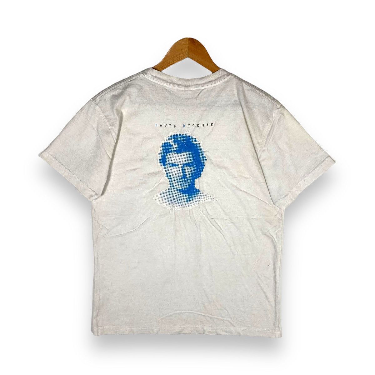 David Beckham × Vintage VINTAGE 90's DAVID BECKHAM PROMO SIGNATURE TEE ...