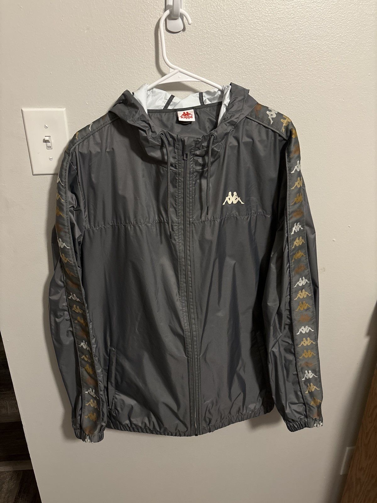 Kappa Kappa grey rain jacket | Grailed
